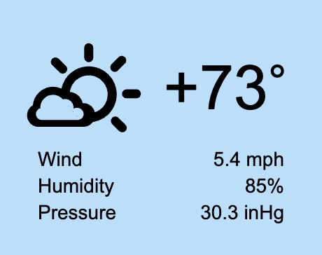 Weather Widget for Website – Free, Mobile-Friendly - WeatherWidget.info